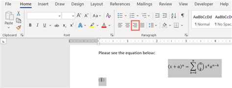 How To Number Or Label Equations In Microsoft Word