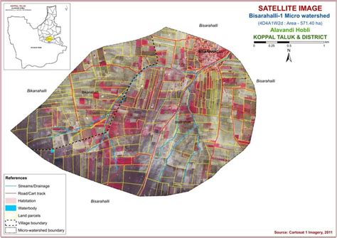 Cadastral Map Overlaid On Irs Panliss Iv Merged Imagery Download Scientific Diagram