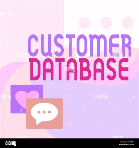 Conceptual Caption Customer Database Concept Meaning Uptodate On Customer Information Records