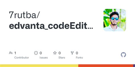 Github Rutba Edvanta Codeeditor