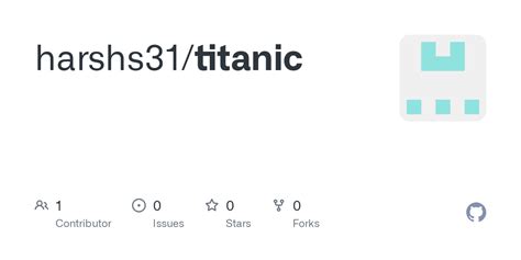 GitHub Harshs Titanic