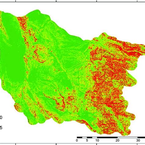 Boolean Map Of The Study Area Phase Download Scientific Diagram