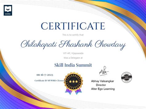 Shashank Chowdary On Linkedin Skillindiasummit Abhayvalsangkar Beingfearless Lifelonglearner