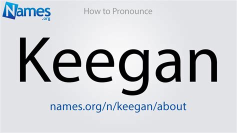 How To Pronounce Keegan YouTube
