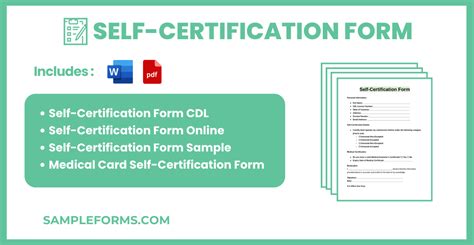 How To Write A Self Certification Letter