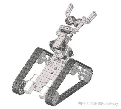 分享 制作一个履带式机械臂小车 附样机3d文件 例程源代码 知乎
