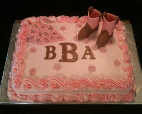 Western Baby Girl Shower Cakecentral Com
