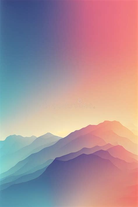 Gradient Wallpaper For Cell Phone Screens Multicolored Generative Ai