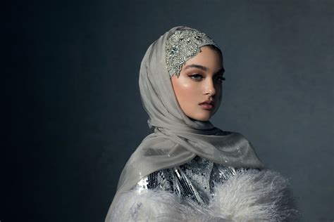 This New Line Of Luxury Hijabs Is Beyond Gorgeous Bridal Hijab Styles