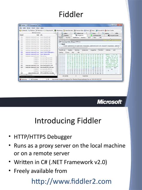 Fiddler Intro Pdf Hypertext Transfer Protocol Proxy Server