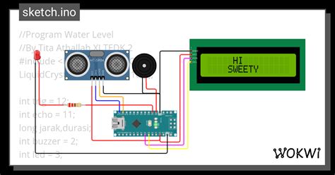 Xi Tedk2 34 Tita Athallah Water Level Wokwi Esp32 Stm32 Arduino