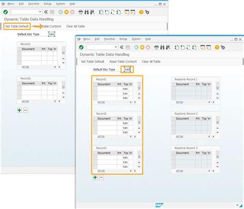 Click The Read Table Content Toolbar Pushbutton To Assign The Document