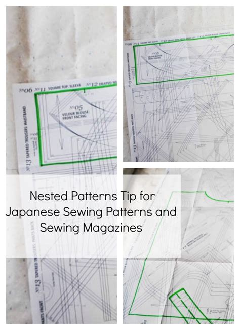 Tracing Nested Sewing Patterns The Daily Seam
