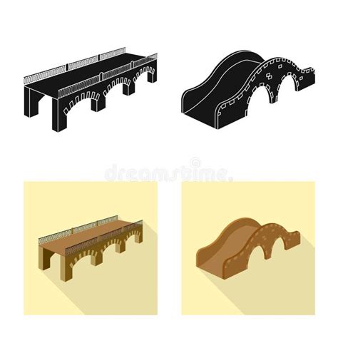 Vector Design Of Connection And Design Symbol Set Of Connection And Side Stock Vector