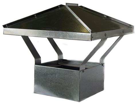 Четирискатна шапка за комин поцинкована Шапки за комин Полихрон ЕООД