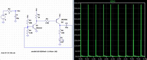 Transistors Flashing Light Circuit Analysis From Getting Started In