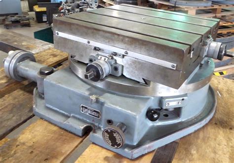 15 X 15 Troyke DMT 18 Cross Slide Rotary Table For Sale Surplus Record