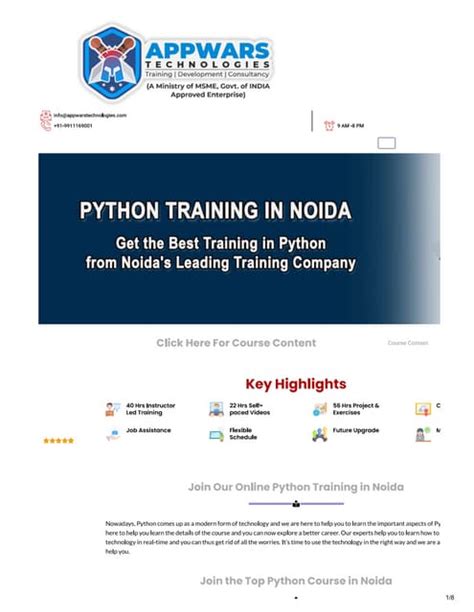 Python Training Coursepdf