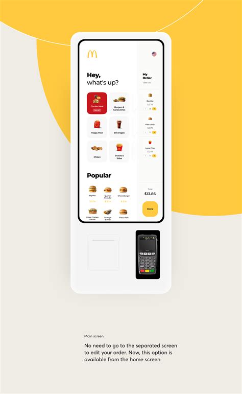 Mcdonalds Kiosk Redesign Behance