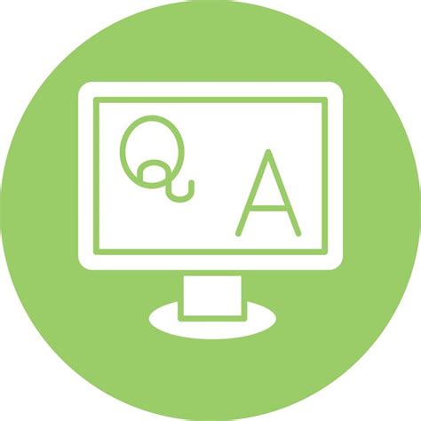 Premium Vector Vector Design Qa Icon Style