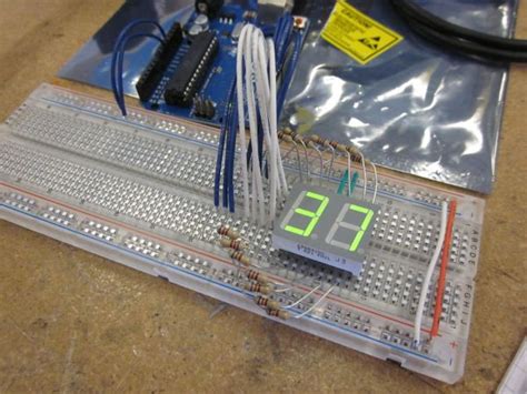 Arduino Powered 7seg Led Display With Port Manipulation Duino