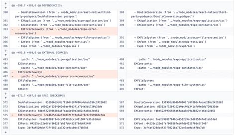 Exerrorrecovery Is Removed From Podfilelock In Some Machines · Issue 18894 · Expoexpo · Github