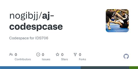 GitHub Nogibjj Aj Codespcase Codespace For IDS