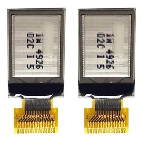 China 0 71 48x64 Passive Matrix Monochrome White OEL Display Module OLED 15pin 4 Wire SPI On