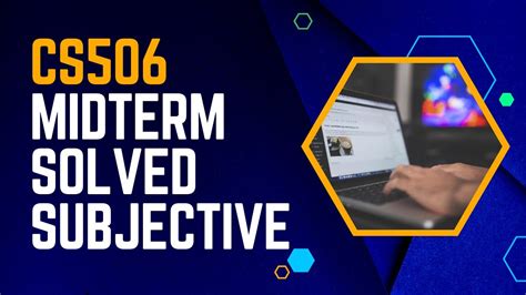 Cs506 Midterm Solved Subjective Questions Youtube