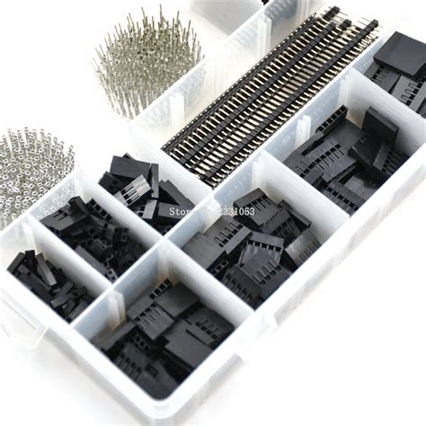 1550pcs 2 54mm Dupont Connector Kit Pcb Headers Ma Vicedeal