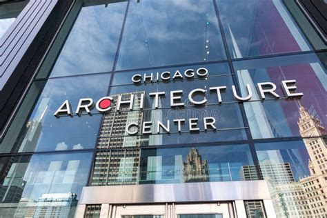 Exterior Of The Chicago Architecture Center Editorial Photography