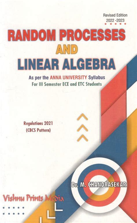 Pdf Ma3355 Random Processes And Linear Algebra Rpla Books Lecture