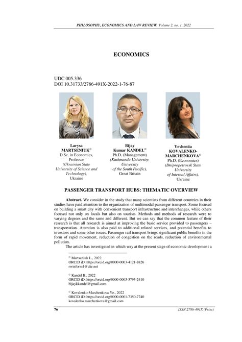 Pdf Passenger Transport Hubs Thematic Overview