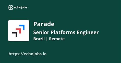 Parade Is Hiring Senior Platforms Engineer Brazil Brazil Remote