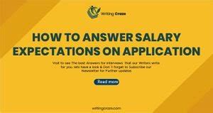 How To Answer Salary Expectations On Application Samples