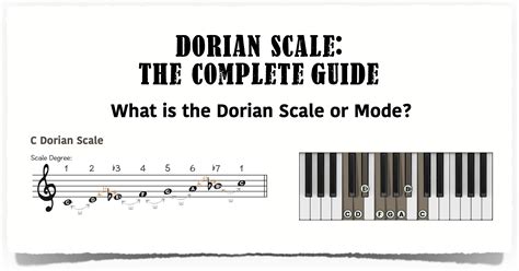 Dorian Scale The Complete Guide Piano With Jonny