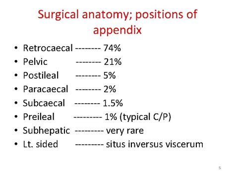 Surgery Of The Vermiform Appendix Acute Abdomen By