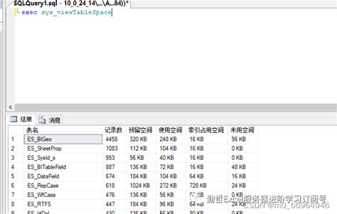 如何通过数据库查询所有表占用空间 Sql Server查询数据库所有表占用空间 Csdn博客