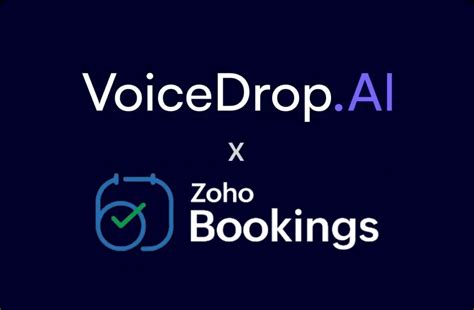 Zoho Bookings Ringless Voicemail Integration Voicedrop