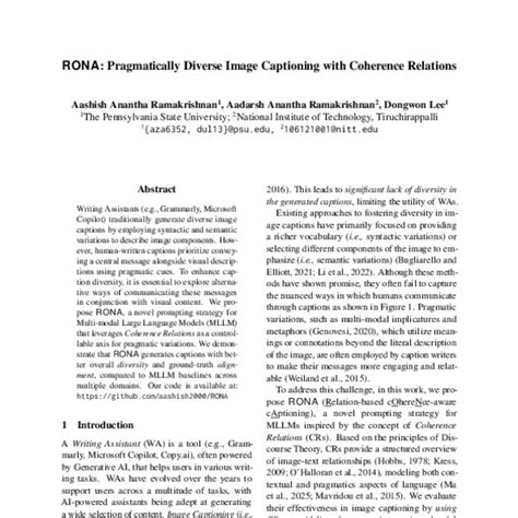 rona pragmatically diverse image captioning with coherence relations acl anthology