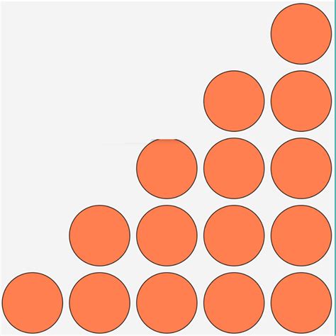 Geometry How To Make Pyramid Patterns Of Circle Shape Using Gridpane