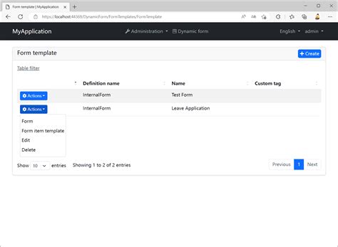 Dynamicform Easyabp