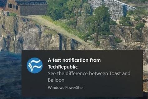 如何将 Windows 10 Toast 通知更改为气球通知
