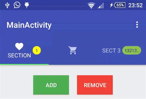 Badgedtablayout Sample Code And Directory Of Libraries For Android Developers