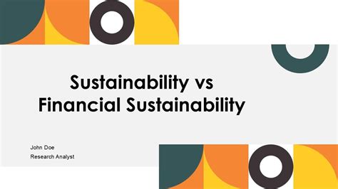 Sustainability Vs Financial Sustainability PPT Example ACP PPT Template