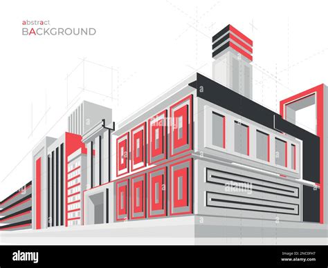 Abstract Architect Building House Design Construction 3d Modern Abstract Architect Building House Design Construction 3d Modern