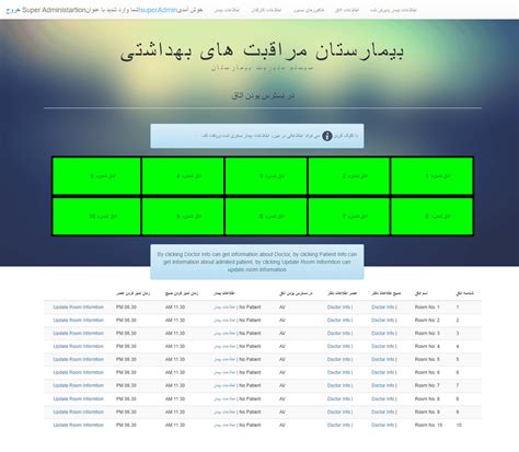 اسکریپت سیستم مدیریت بیمارستان در Php و Mysql