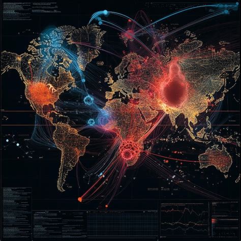 Interactive Map Showing The Spread Of A Contagious Disease Premium Ai