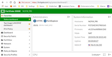 Fortigate Firewall Demo Free Access Also FortiManager And FortiAnalyzer Yuri Slobodyanyuk S