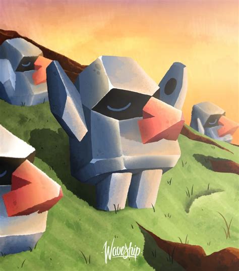 Nosepass Fan Art Cartas Pokemon Pokemon Dibujos De Pokemon